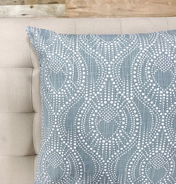 Soft blue pillows with style - CARTER | Studio Pillows