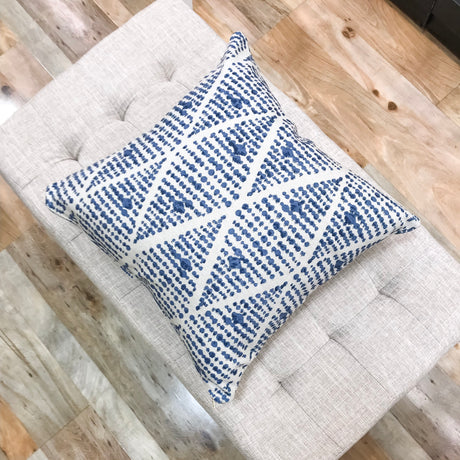 Global touch with blue boho pillows - BRUNO | Studio Pillows