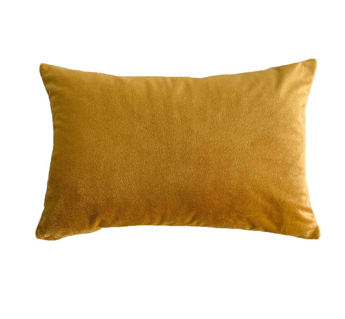 Extra Long Lumbar Mustard Yellow Velvet Pillow Collection | Featured in ...